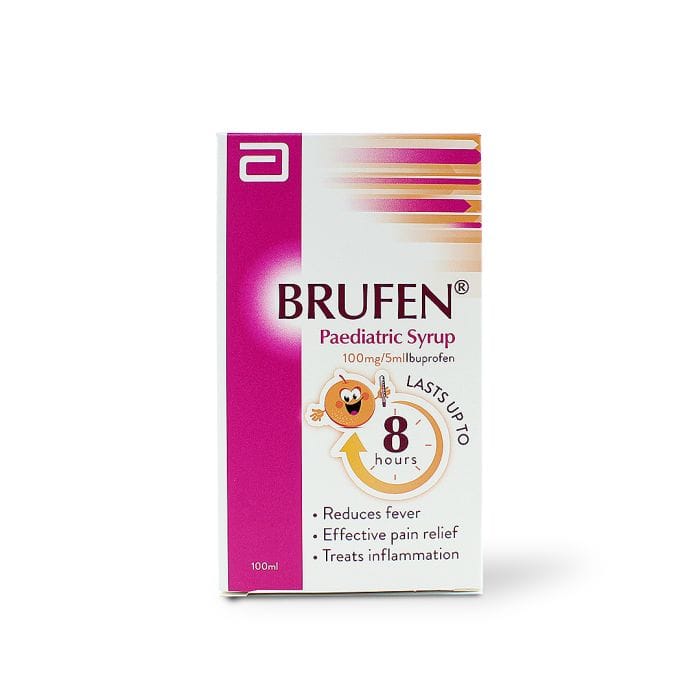 Buy Brufen Paediatric 100 Mg / 5 Ml Syp 100 Ml Online in UAE | Al Ain ...
