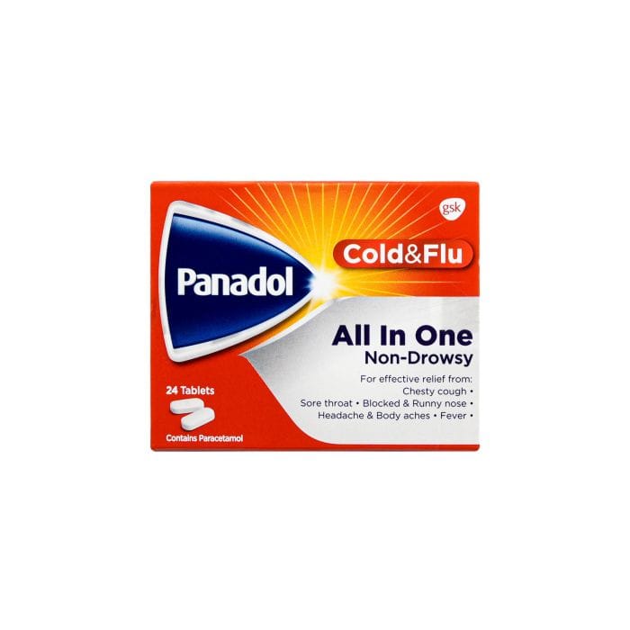 Buy Panadol Cold & Flu All In One Tab 24 S Online in UAE | Al Ain Pharmacy