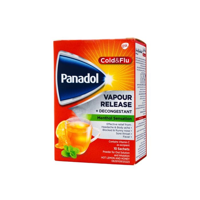 Buy Panadol Cold & Flu Vapour Release Sachets 10 S Online in UAE | Al ...
