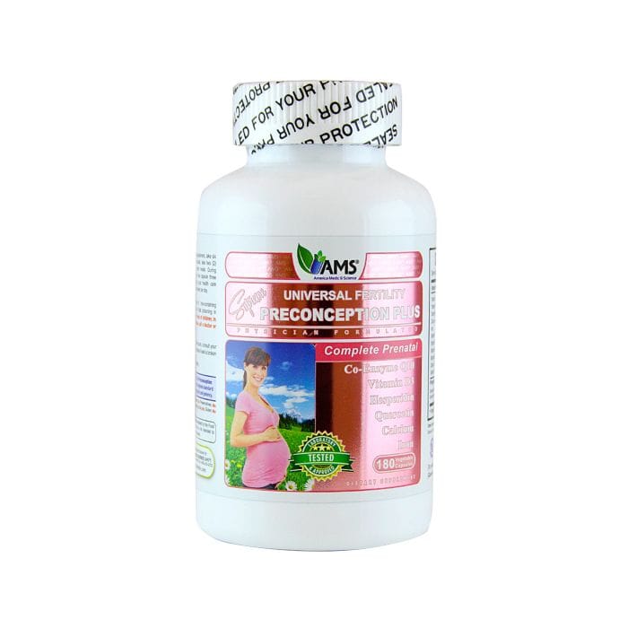 Buy AMS Preconception Plus Caps 180 S Online in UAE | Al Ain Pharmacy