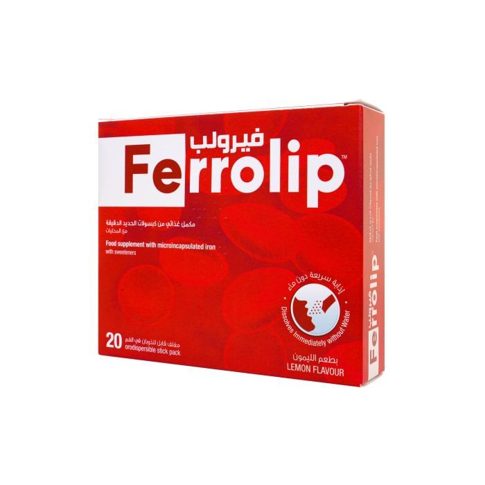 Buy Ferrolip 30 Mg Sachets 20 S Online in UAE | Al Ain Pharmacy