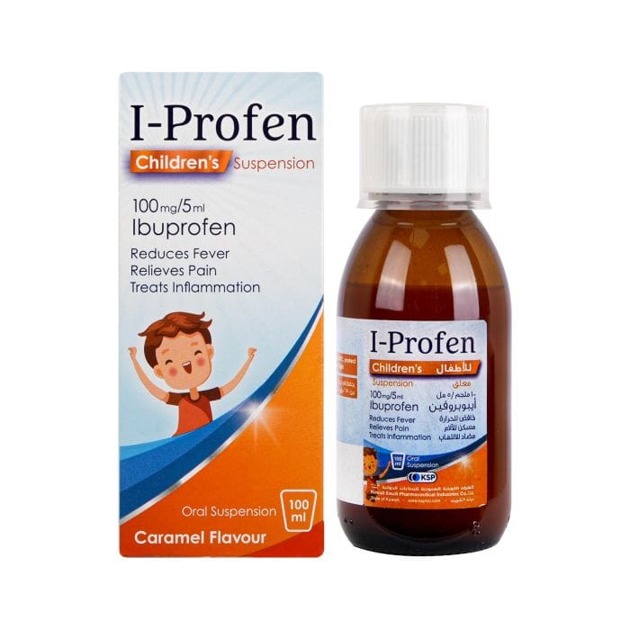 Buy I - Profen Paediatric 100 Mg / 5 Ml Syp 100 Ml Online in UAE | Al ...