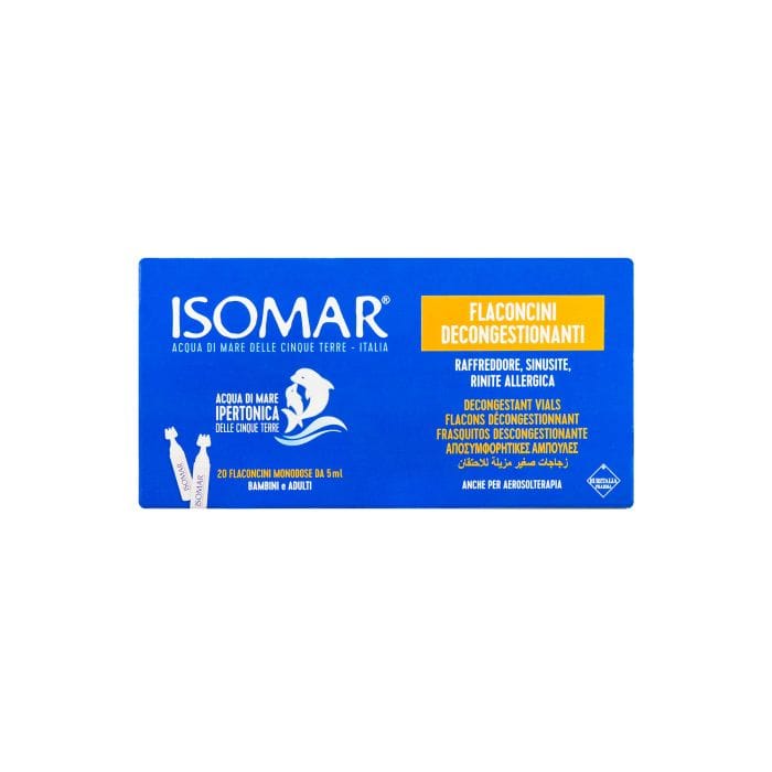 Buy Isomar Hypertonic Nose Vials 5 Ml 20 S Online in UAE | Al Ain Pharmacy