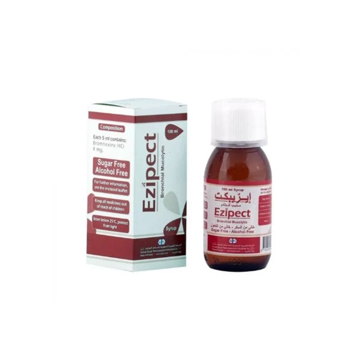 Buy Ezipect 4 Mg / 5 Ml Syp 100 Ml Online in UAE | Al Ain Pharmacy