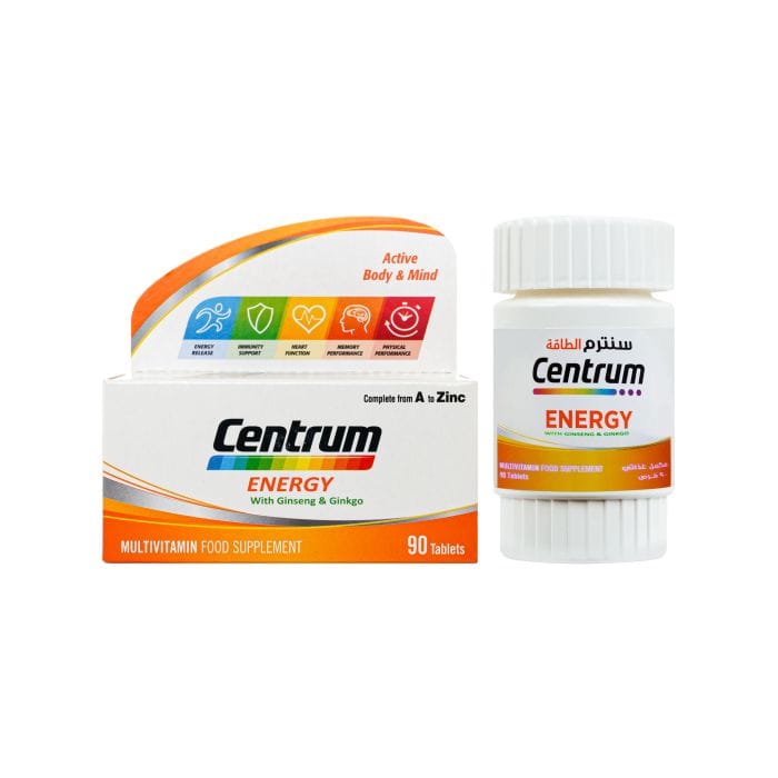 Buy Centrum Energy Tab 90 S Online in UAE | Al Ain Pharmacy