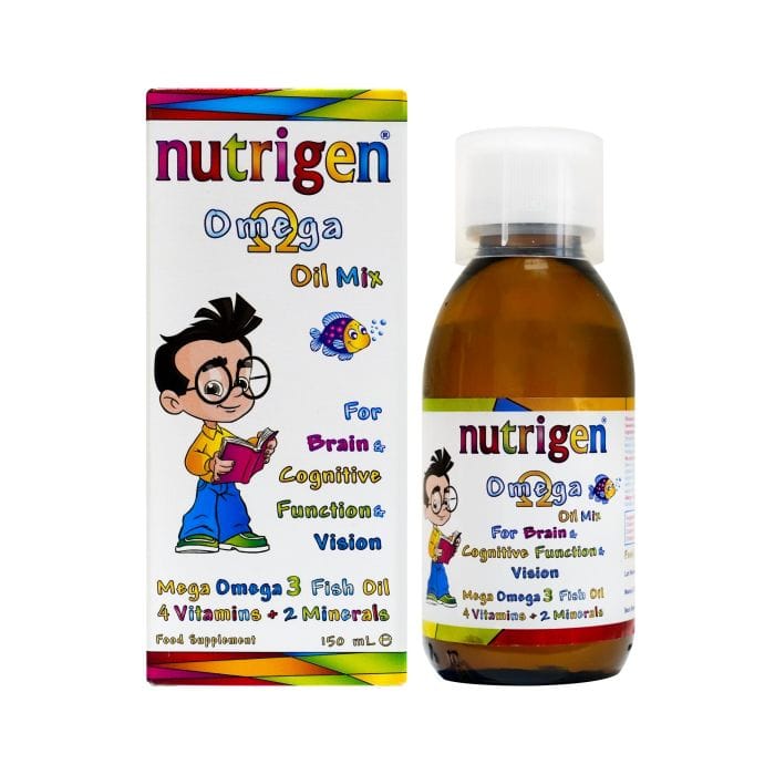 Buy Nutrigen Omega Fish Oil Syrup 150 Ml Online in UAE | Al Ain Pharmacy
