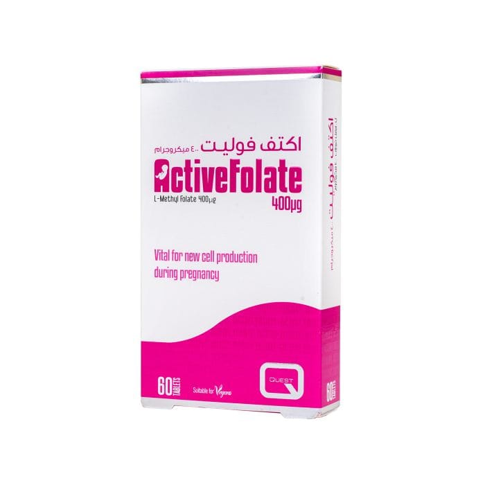 Buy Quest Active Folate 400 Mcg Tabs 60 S Online in UAE | Al Ain Pharmacy