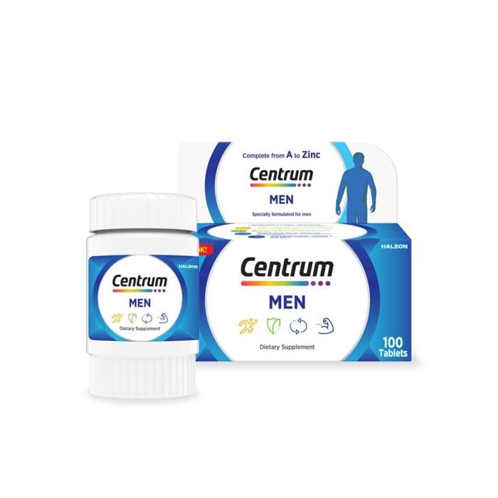 Buy Centrum Men Tablets 100 S Online in UAE | Al Ain Pharmacy