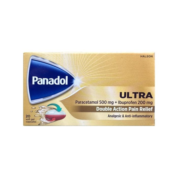 Buy Panadol Ultra Softgel Capsules 20 S Online in UAE | Al Ain Pharmacy