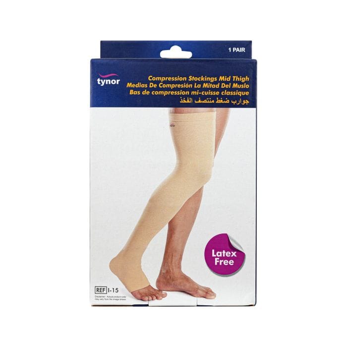 Buy Tynor Compression Stocking Mid Thigh I-15 M 2 S Online in UAE | Al ...