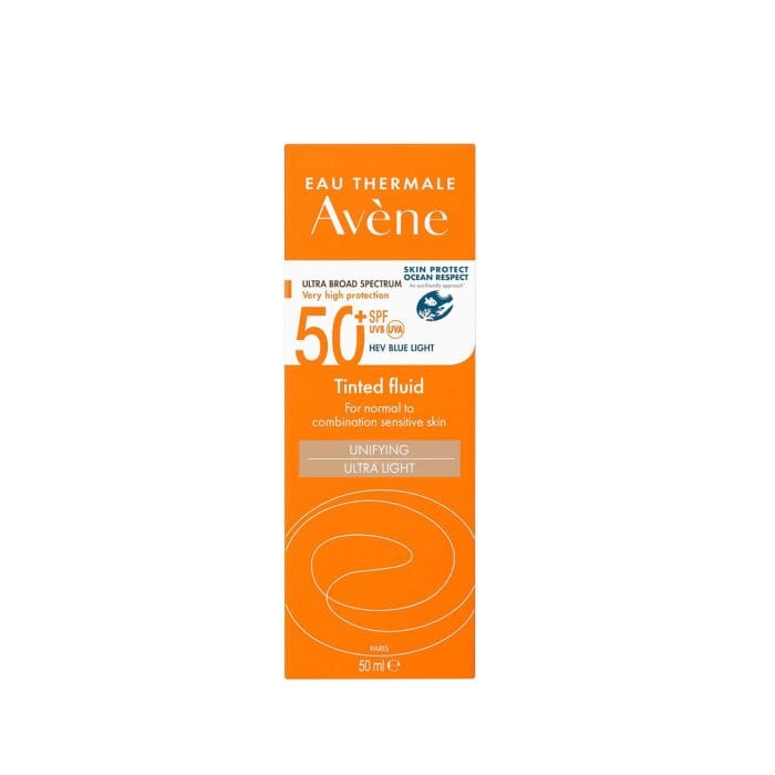 Buy Avene Sun Block Tinted Fluid Spf 50+ 50 Ml Online in UAE | Al Ain ...
