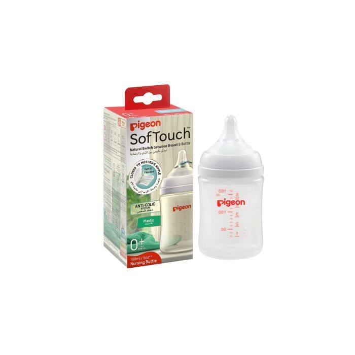 Buy Pigeon Softouch Bottle Plastic 0+ 160 ml 81224 Online in UAE | Al ...