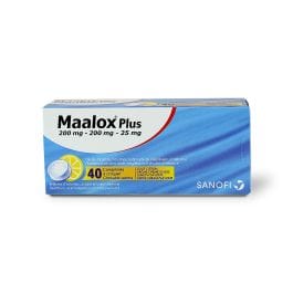 Buy Maalox Plus Chewable Tab 40 S Online in UAE | Al Ain Pharmacy