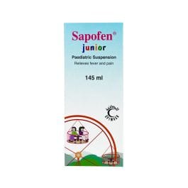 Buy Sapofen Junior 100 Mg / 5 Ml Susp 145 Ml Online in UAE | Al Ain ...