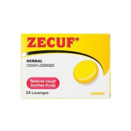 Buy Zecuf Lemon Lozenges 24 S Online in UAE | Al Ain Pharmacy