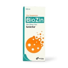 Buy Biozin Susp 20 Mg / 5 Ml 100 Ml Online in UAE | Al Ain Pharmacy