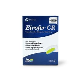 Buy Eirofer Cr 30 Mg Tab 20 S Online in UAE | Al Ain Pharmacy