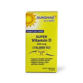 Buy Pharmaxxi Sunshine Super Vitamin D3 10000 Iu Tabs 30 S Online in ...