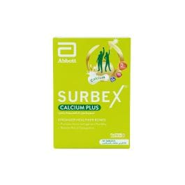 Buy Abbott Surbex Calcium Plus Tabs 30 s Online in UAE | Al Ain Pharmacy