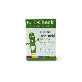 Buy Benecheck Plus Uric Acid Test Strips 25 S Online in UAE | Al Ain ...