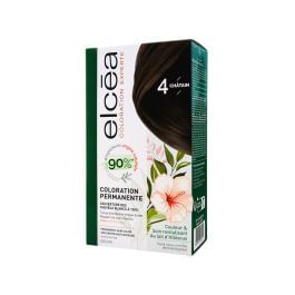 Buy Elcea Permanent Hair Color 4 Brown Online in UAE | Al Ain Pharmacy