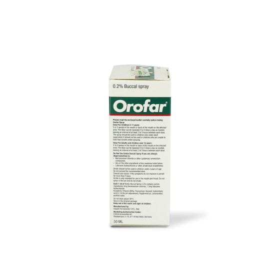 Buy Orofar Buccal Spray 30 Ml Online in UAE | Al Ain Pharmacy