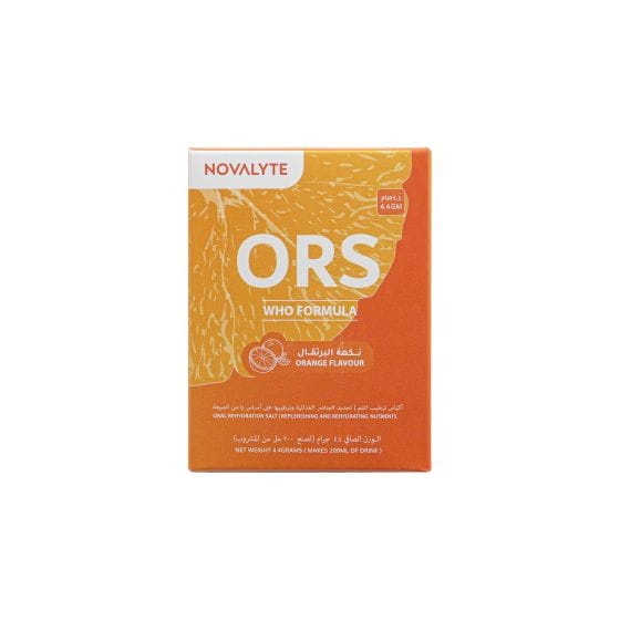 Buy Novalyte Ors Oral Rehydrate Solution Orange Powder Sachets 4.4 Gm X ...