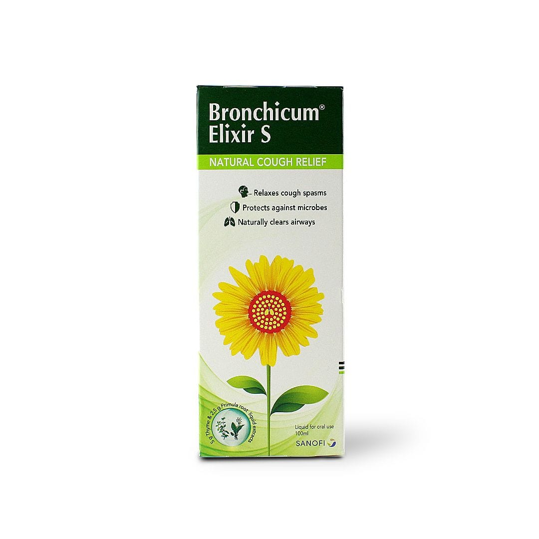 Buy Bronchicum Elixir S 100 Ml Online in UAE | Al Ain Pharmacy