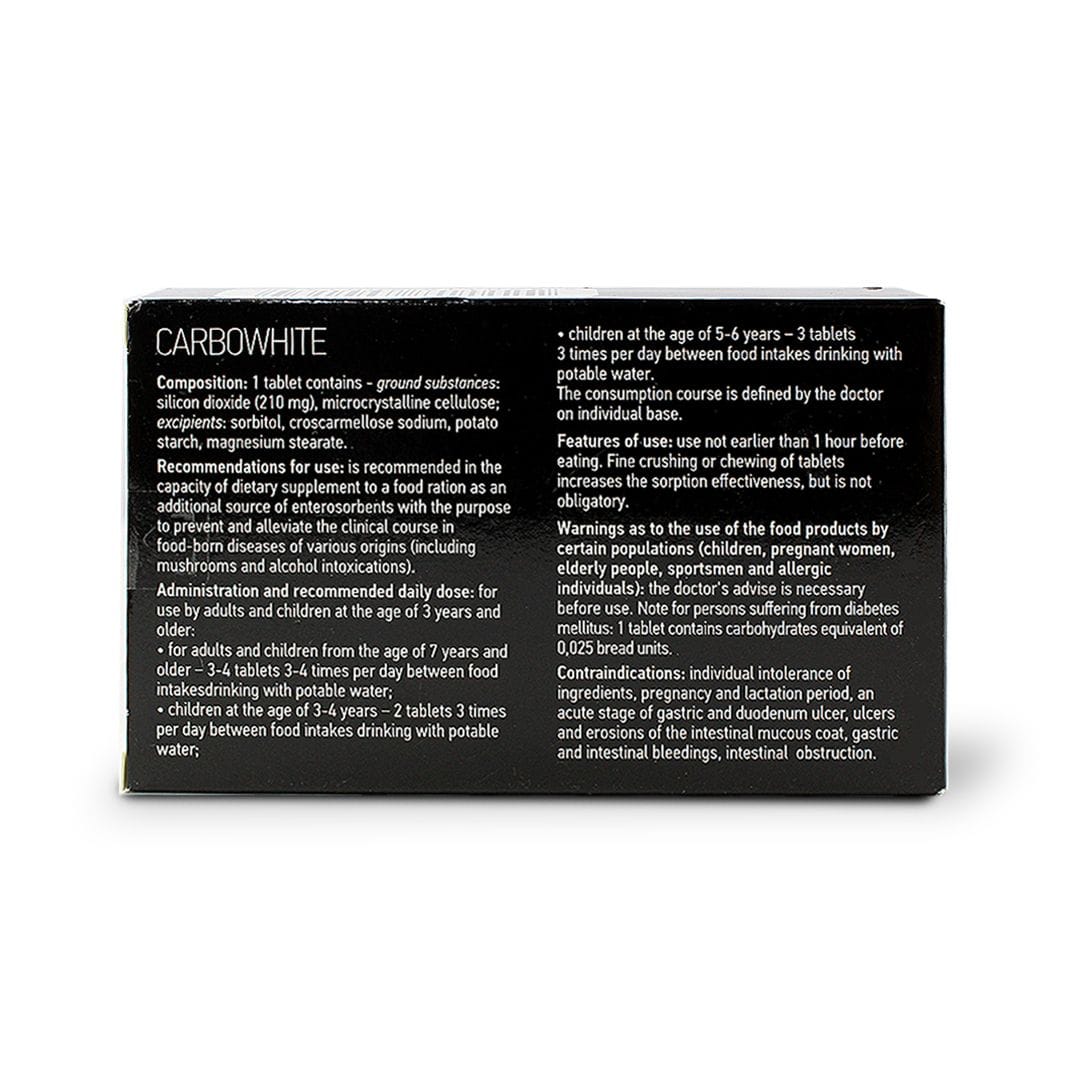 Buy Carbowhite 210 Mg Tab 24 S Online in UAE | Al Ain Pharmacy