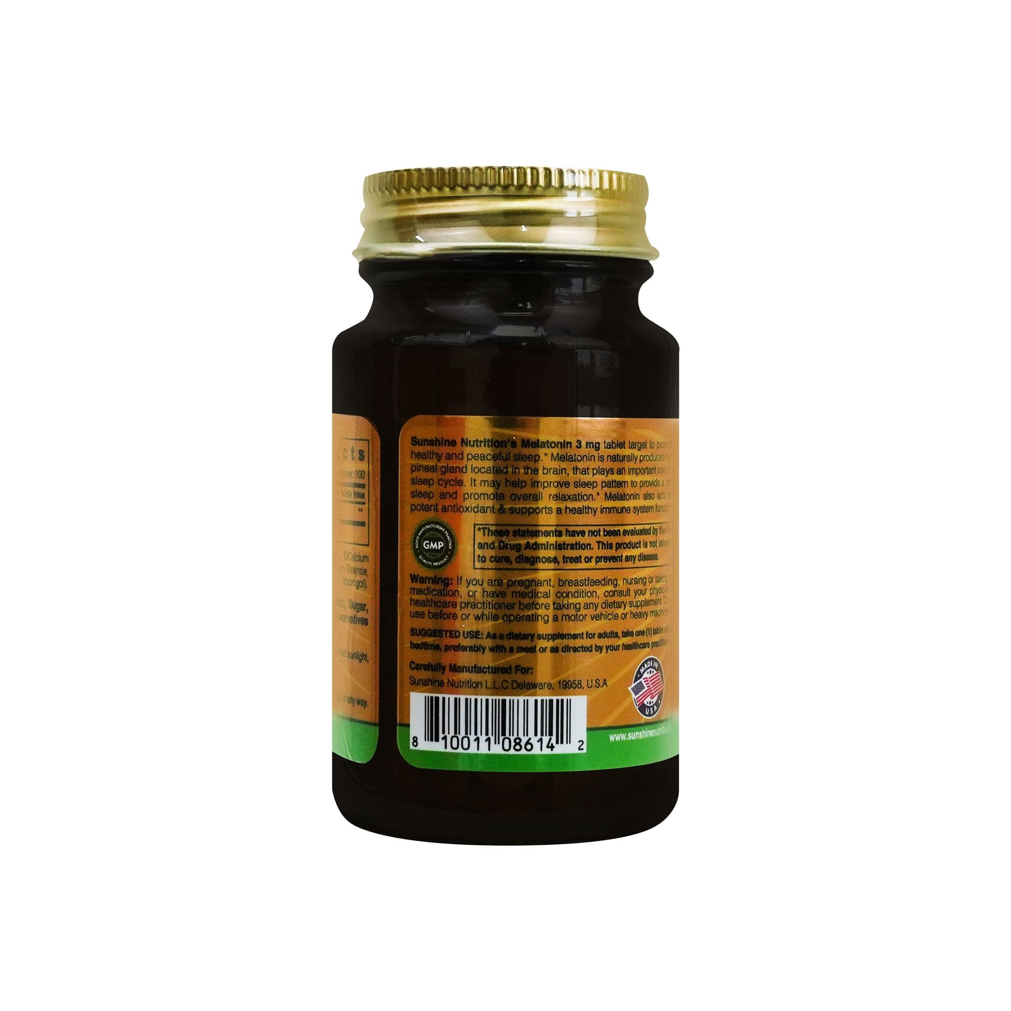 Buy Sunshine Melatonin 3 Mg Tabs 100 S Online in UAE | Al Ain Pharmacy