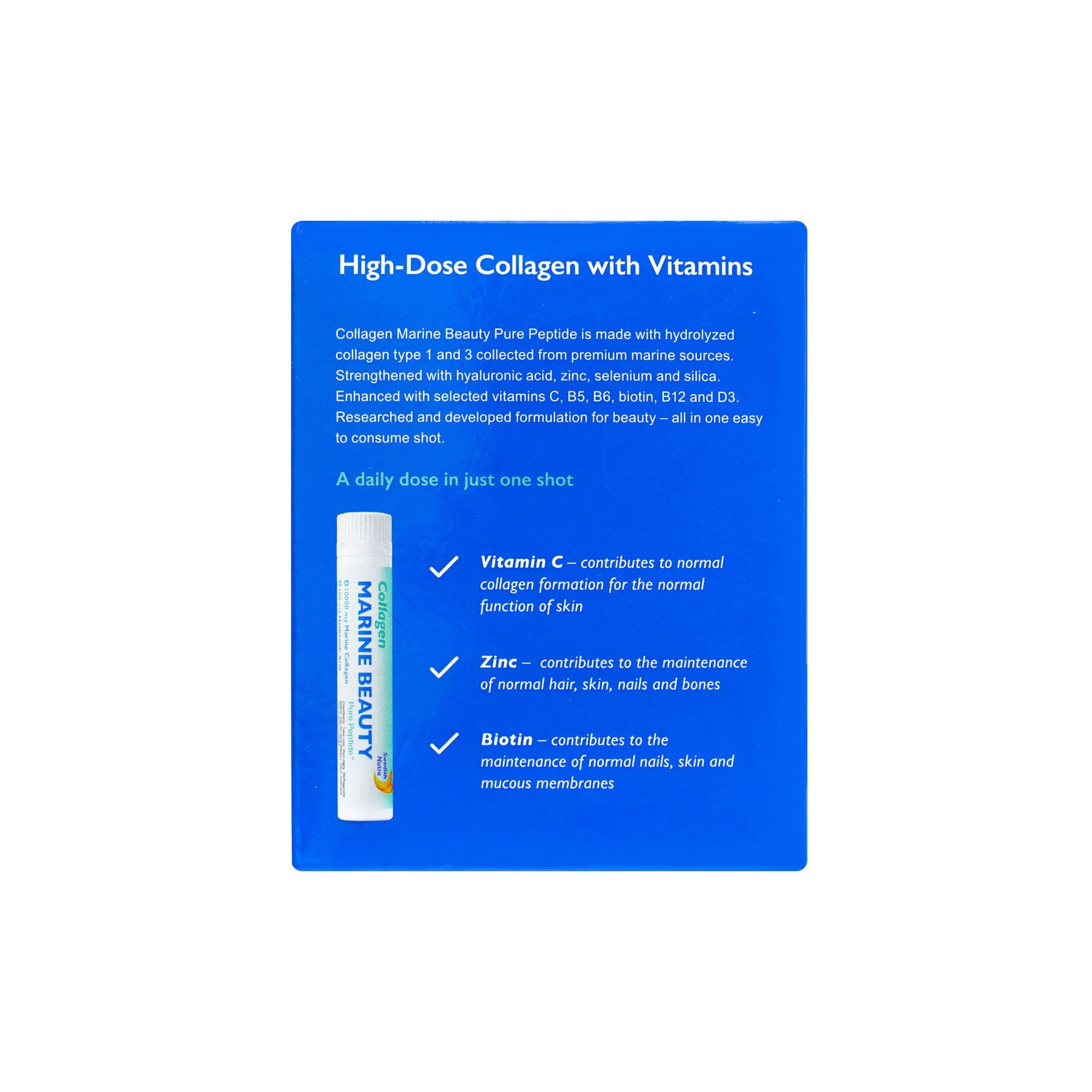 Buy Swedish Nutra Collagen Marine Beauty Shot 25 Ml X 20 S Online in ...