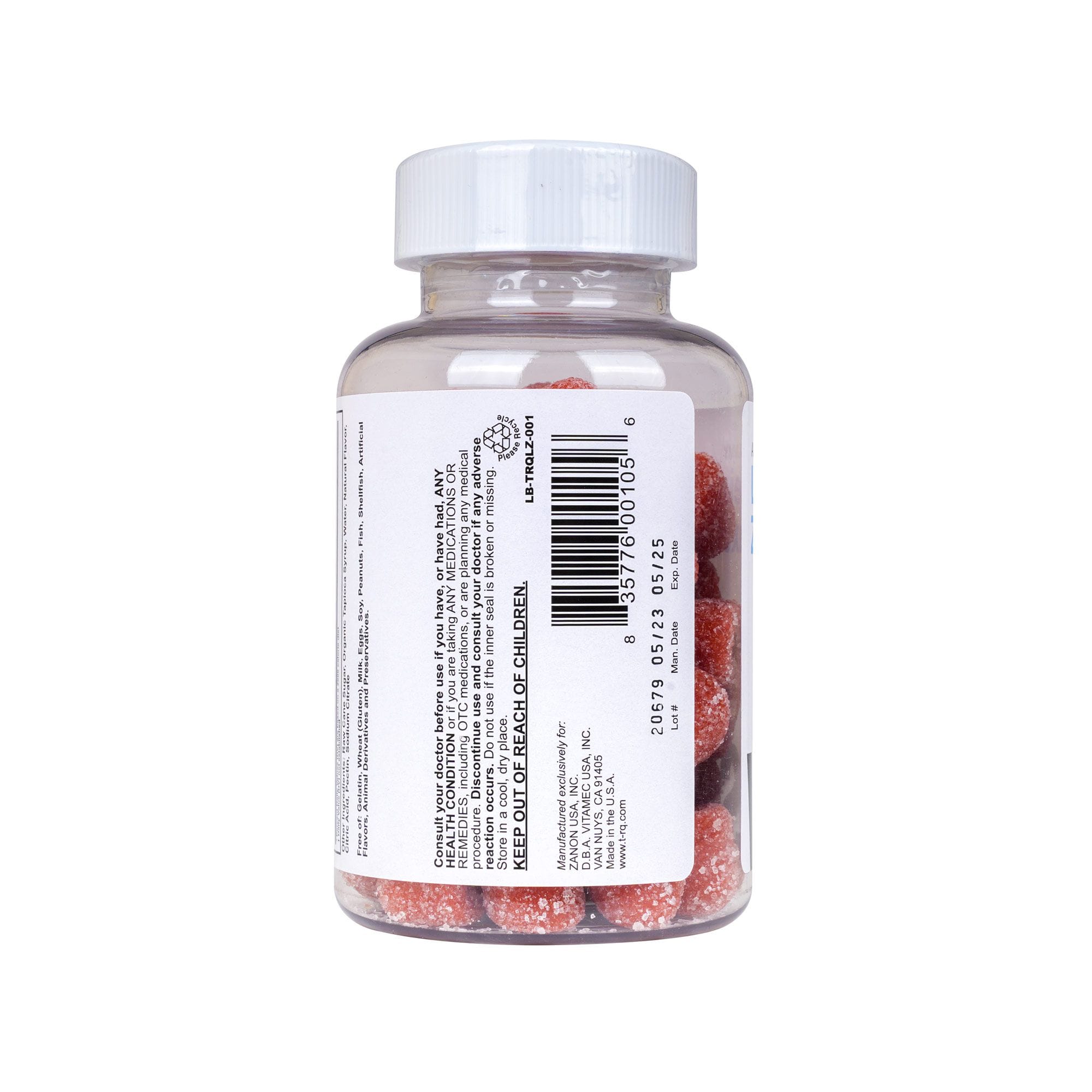 Buy Trq Lutein + Zeaxanthin Vision Adult Gummy 60 S Online in UAE | Al ...