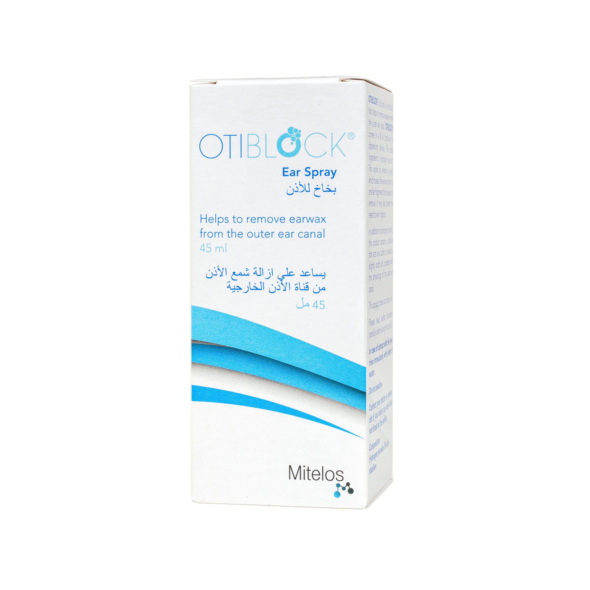Buy Otiblock Ear Spray 45 Ml Online in UAE | Al Ain Pharmacy