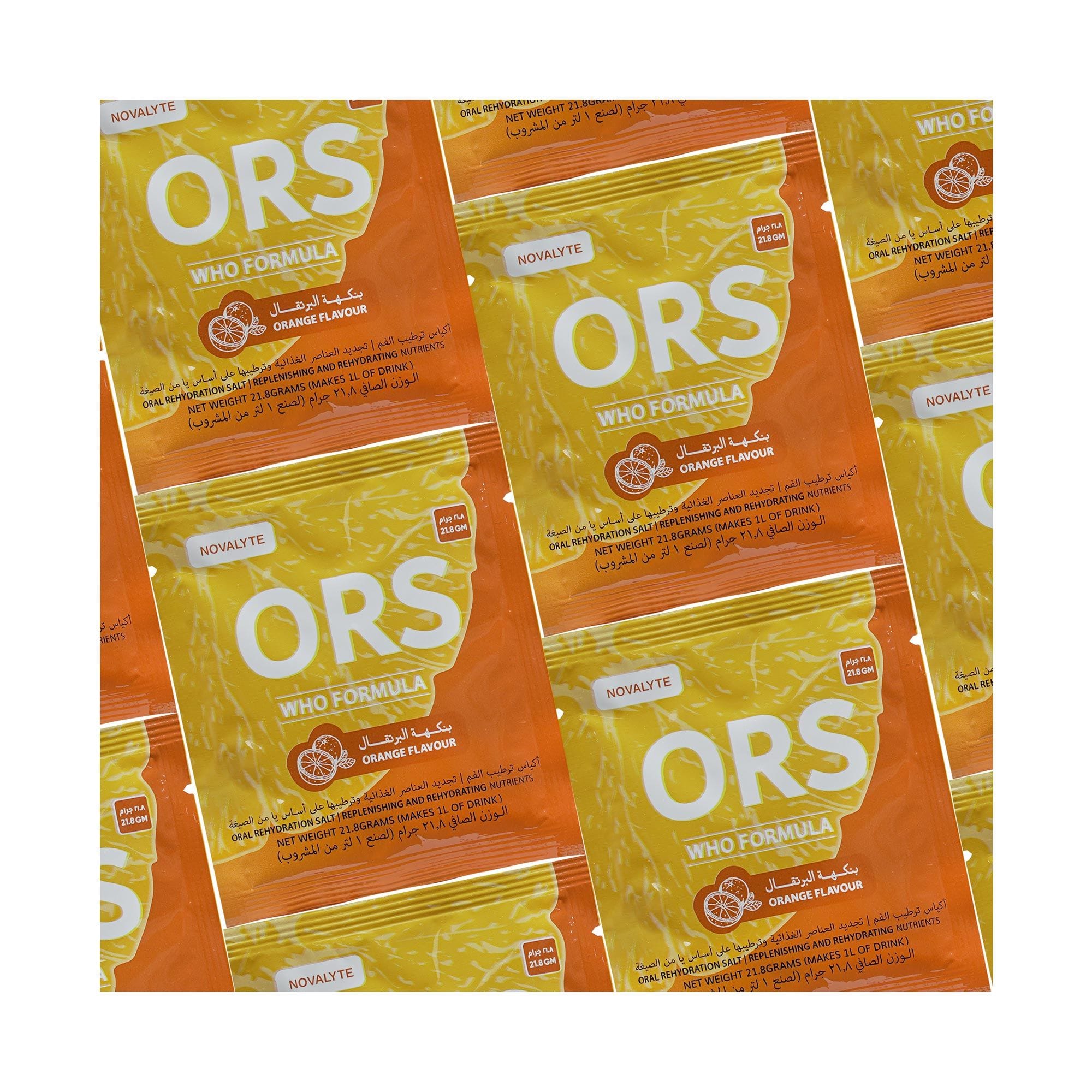 Buy Novalyte Ors Oral Rehydrate Solution Orange Powder Sachets 21.8 Gm ...